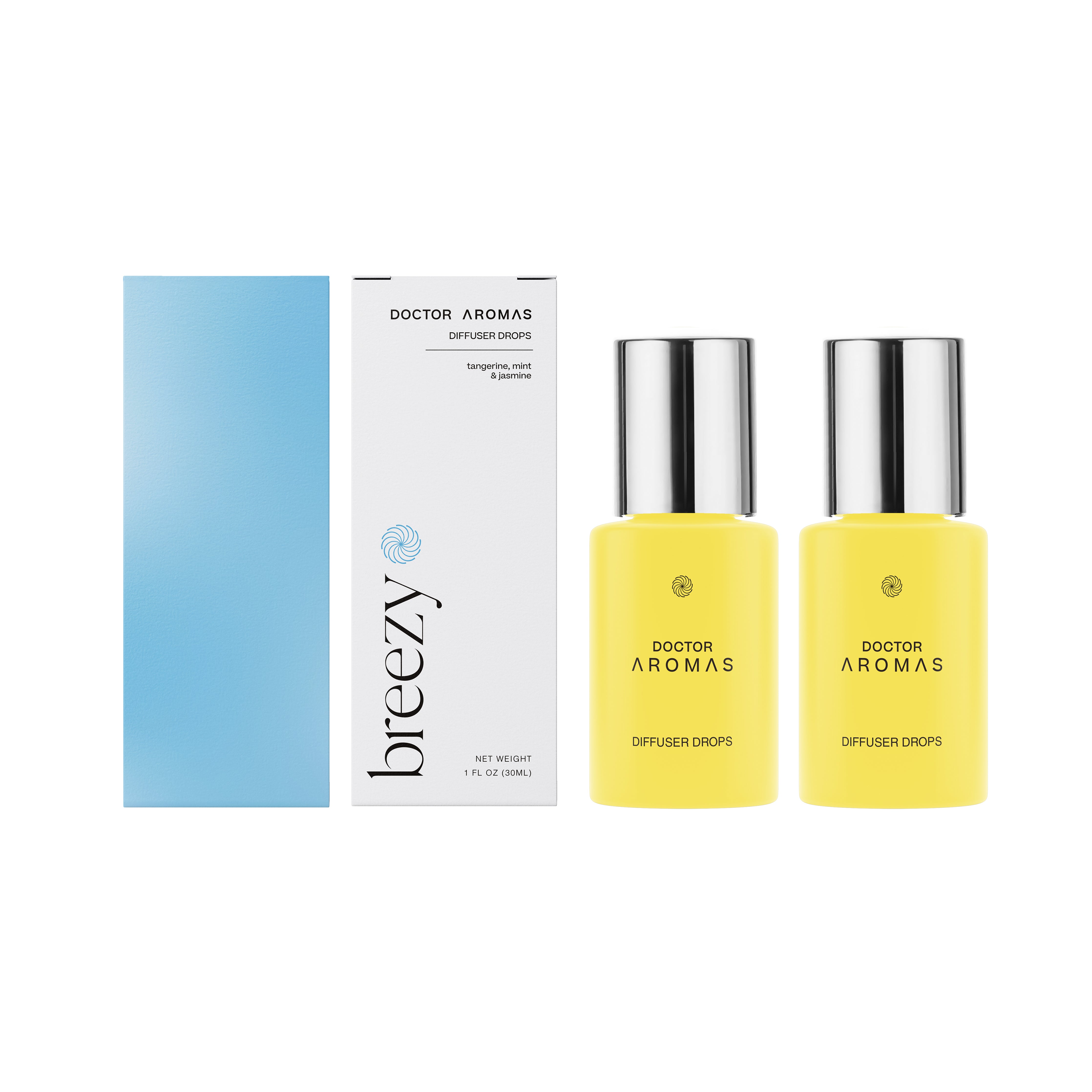 Water Diffuser Drops Twin Pack | Breezy – Doctor Aromas