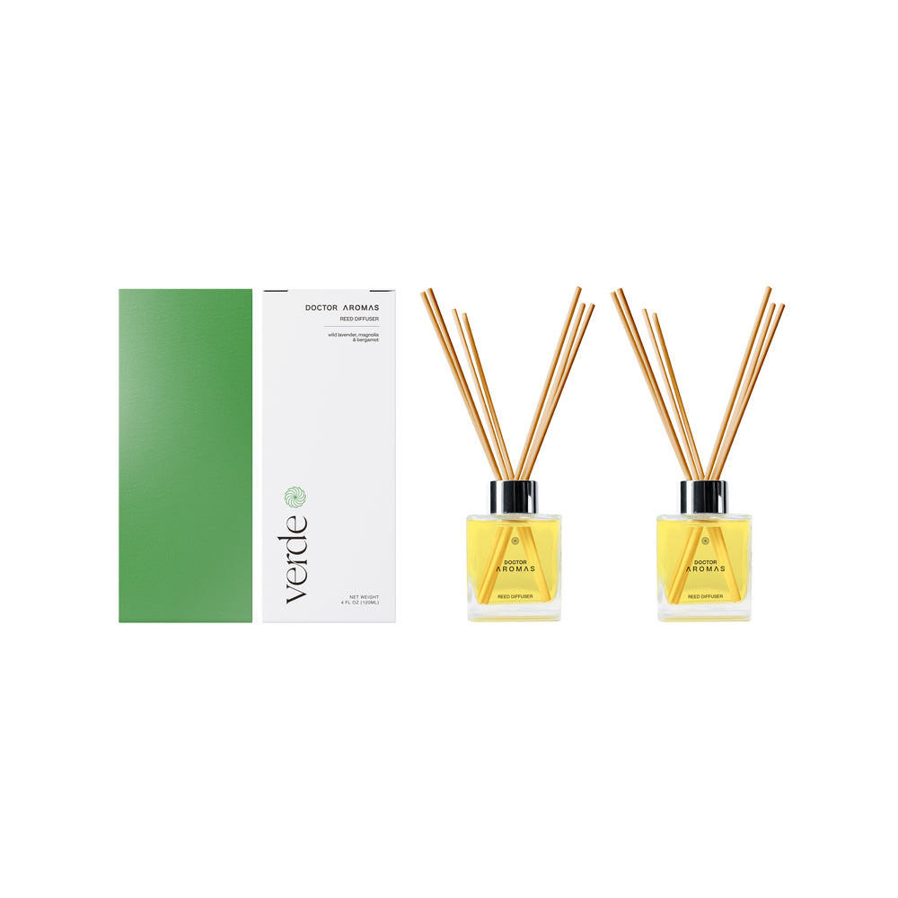 Oil Reed Diffuser Twin Pack | Verde – Doctor Aromas